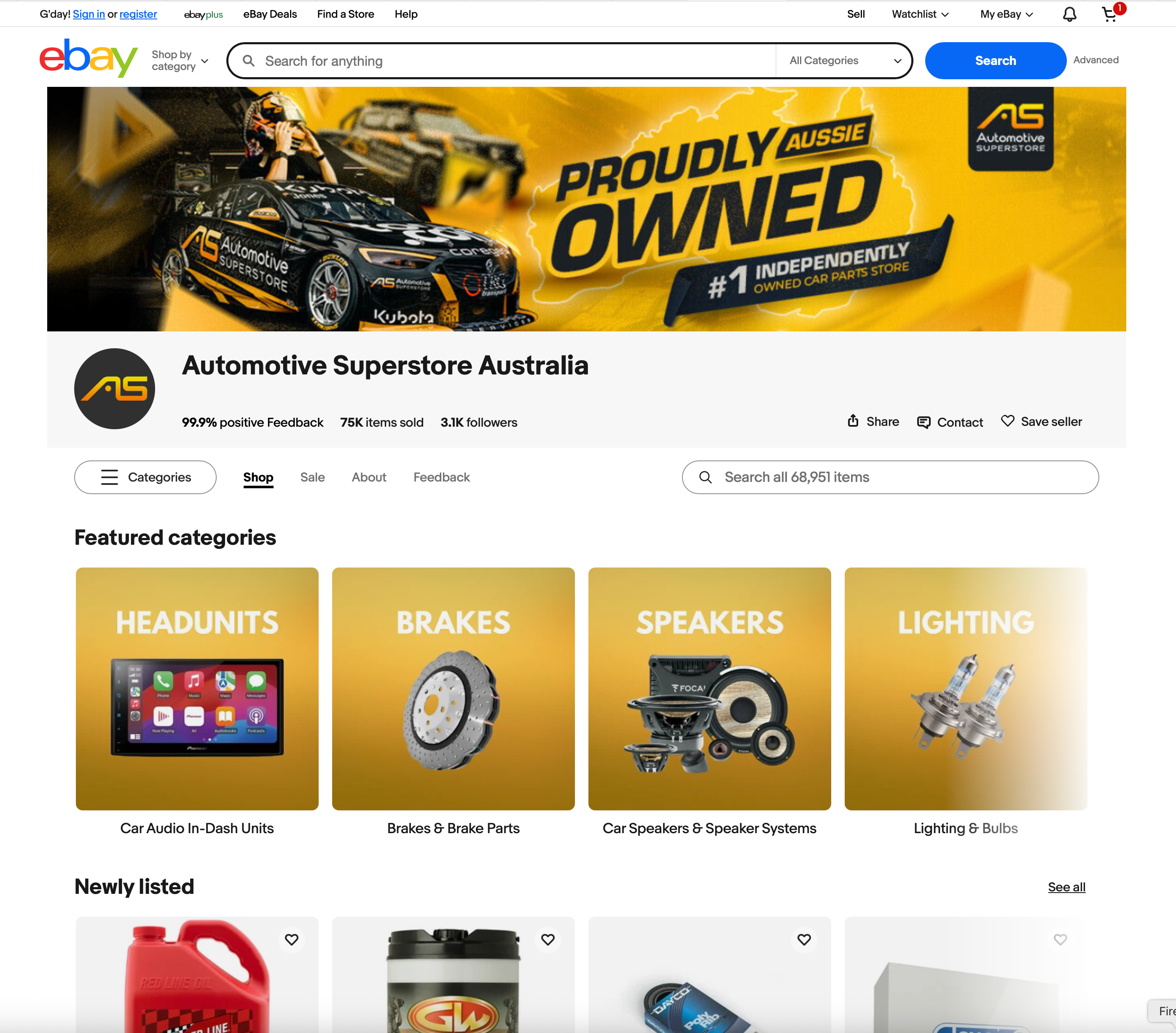 eBay Listing Template Design | Automotive Super Store
