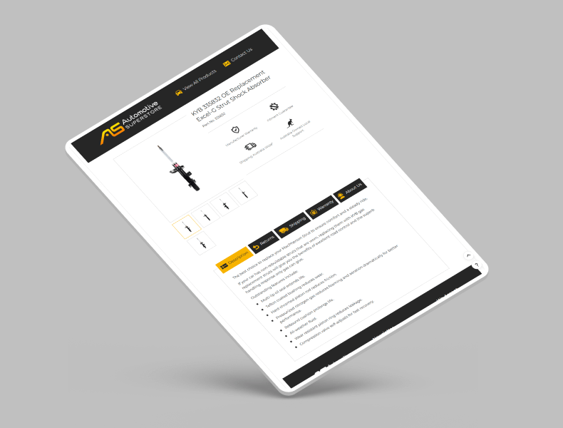 eBay Listing Template Design | Automotive Super Store