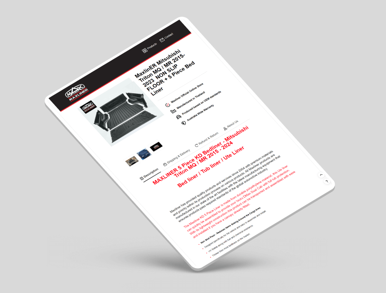 eBay Listing Template Design | Maxliner